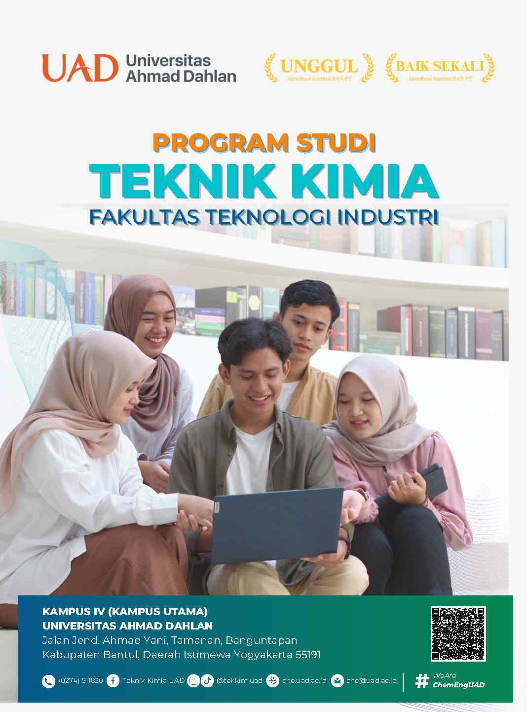 Kenal Lebih Dekat Program Studi Teknik Kimia Lewat Booklet 2024 - Teknik Kimia