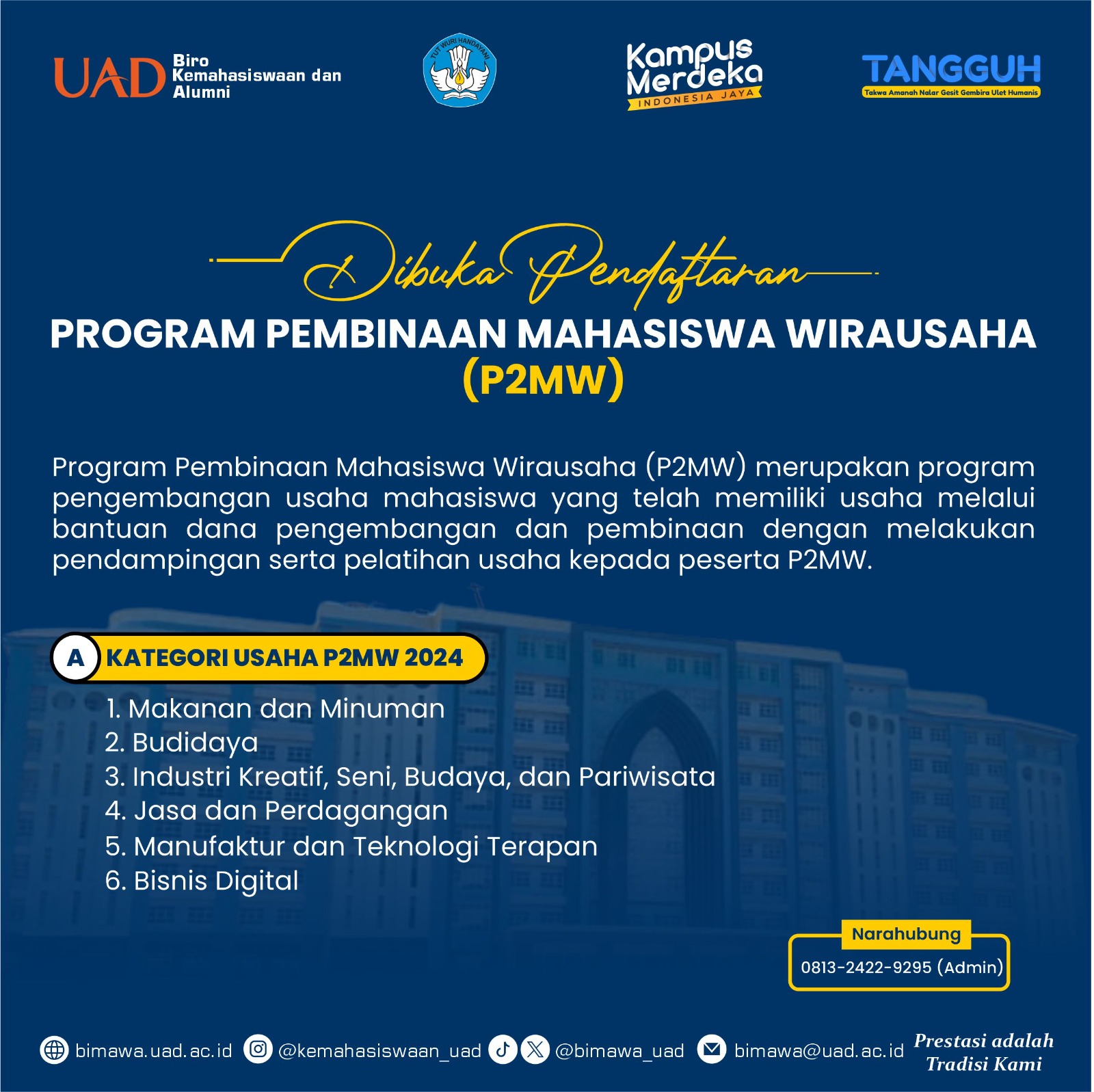 Panduan Dan Materi Program Pembinaan Mahasiswa Wirausaha (P2MW) - Teknik Kimia